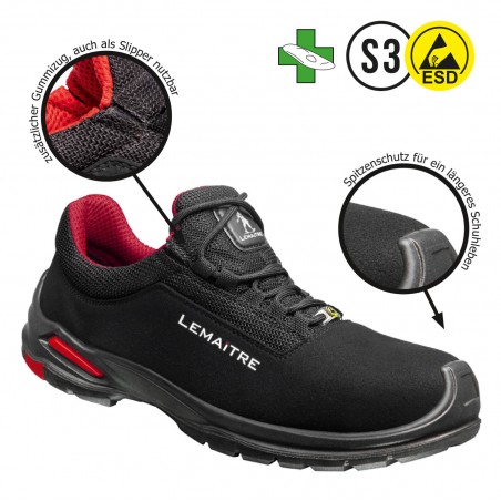 Lemaitre "RILEY LOW S3 ESD SRC GENESIS" Sicherheitsschuhe mit Aluminium ...